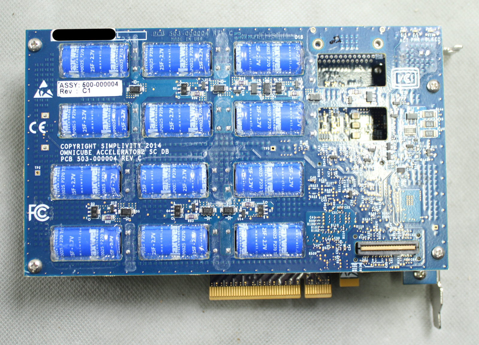 Simplivity 500-000004 Omnicube 8GB Server Accelerator Adapter 1Port W ...