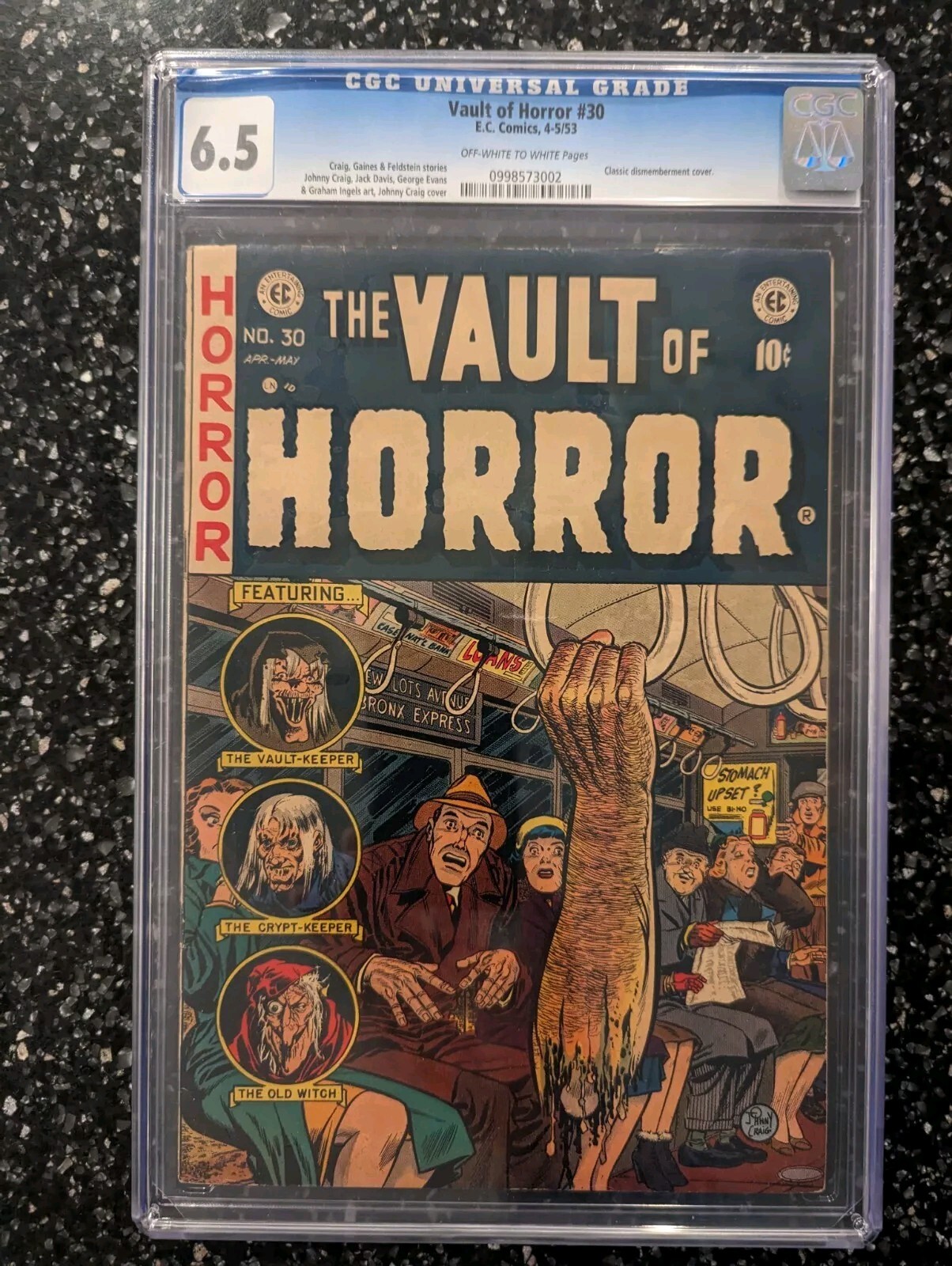 EC VAULT OF HORROR NO. 30 (APRIL MAY 1953) CGC 6.5 CLASSIC ...