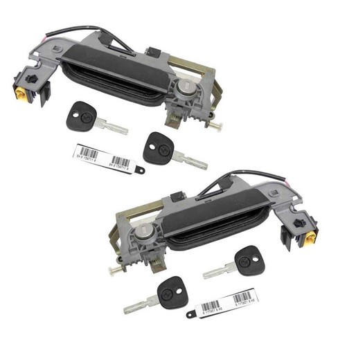 Genuine OEM Set of Left & Right Black Outside Door Handle Keys For BMW ...