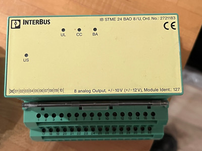 Phoenix Contact Interbus Input Module IB STME 24 BAO 8/U USED | eBay