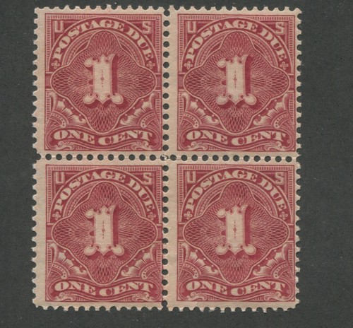 1895 US Postage Due Stamp #J38 Mint Never Hinged Fine Block of 4 | eBay