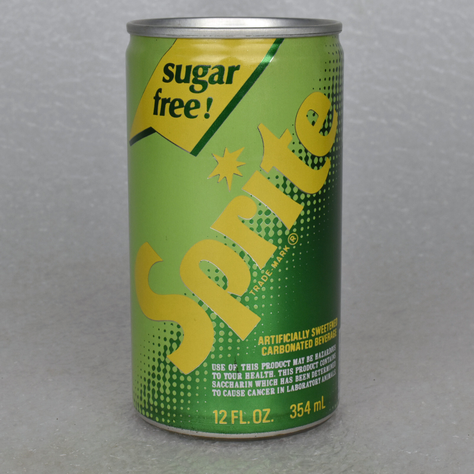 VTG 1970s Sprite Sugar Free Soda Pop Can 12oz 354ml Crimped Steel ...
