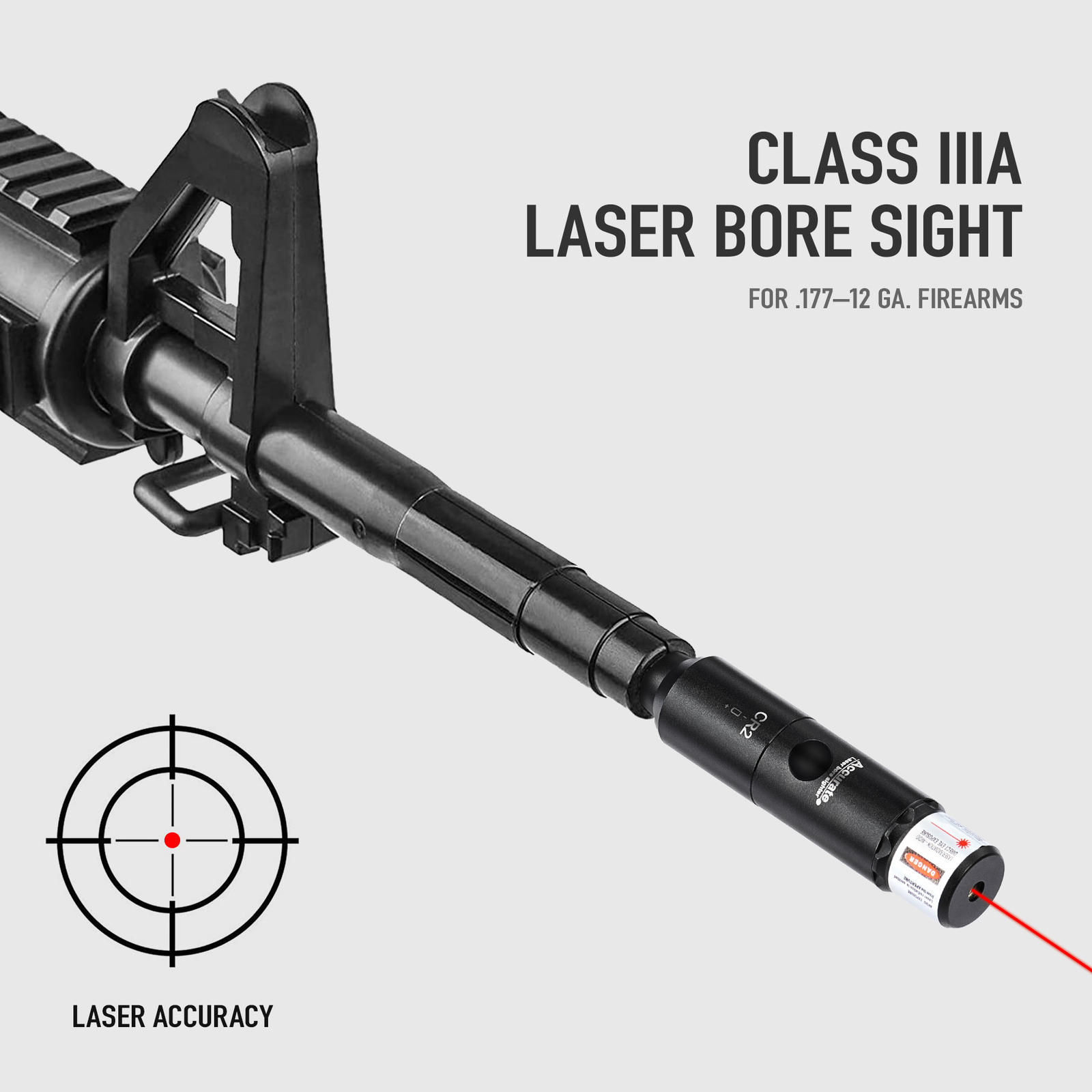 Pinty Red Laser Bore Sighter Kit .177 to 12AG. Multiple Caliber ...