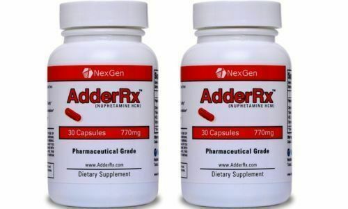 AdderRx Adderall Alt Add/adhd Increase Mental Focus & Energy 2 Bottles ...