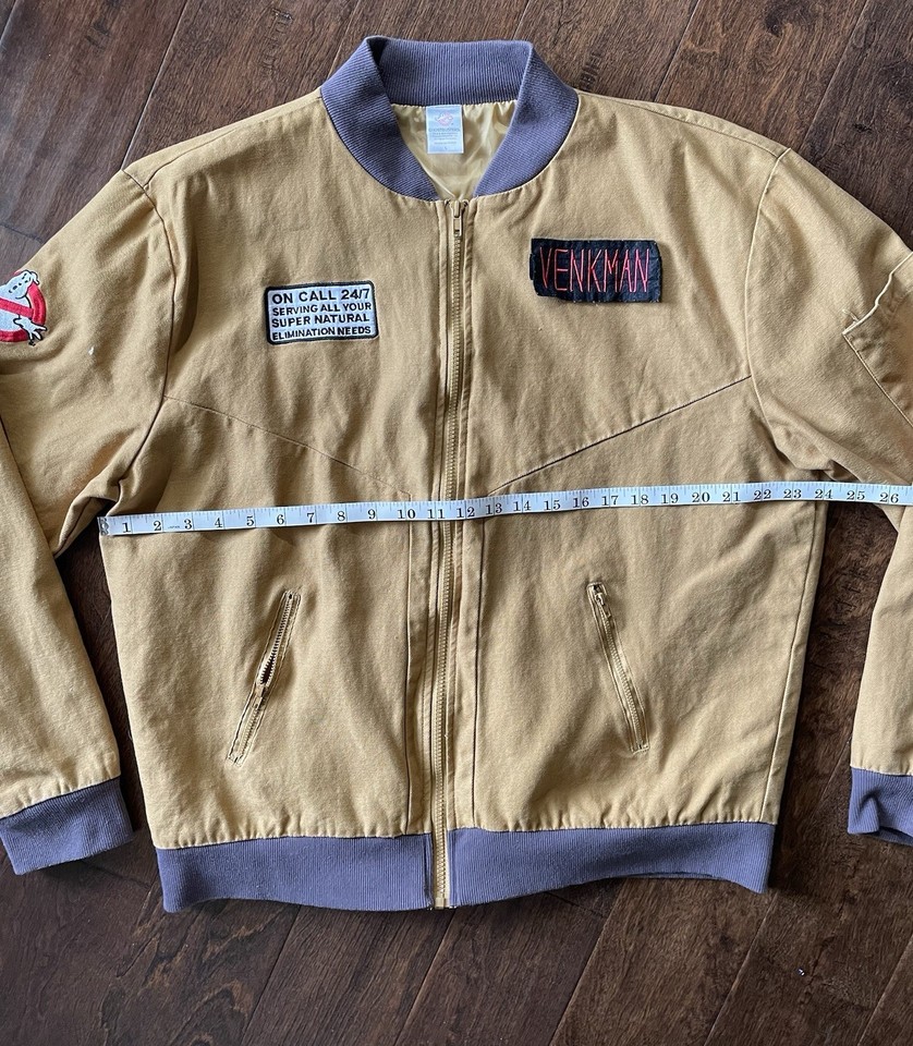 Ghostbusters Jackets Mens Spirit Halloween Costume Cosplay Name Venkman ...
