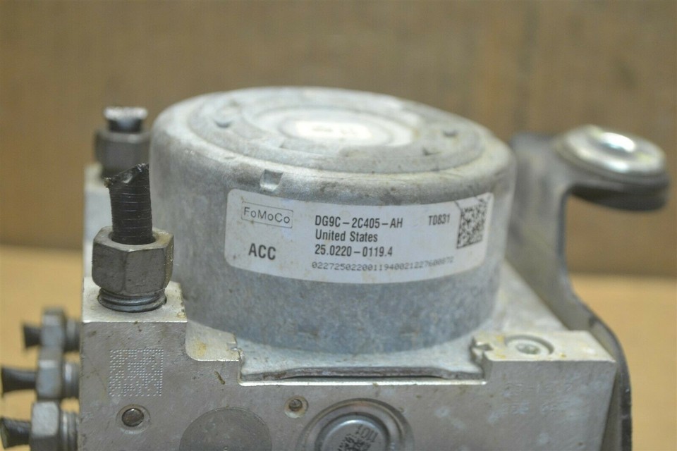 13-14 Ford Fusion ABS Pump Control OEM DG9C2C405AH Module 216-10c4 | eBay