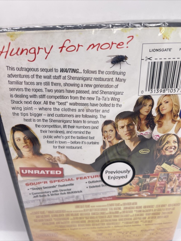 Still Waiting DVD THE MOVIE Unrated Luis Guzman Andy Milonakis Chi ...