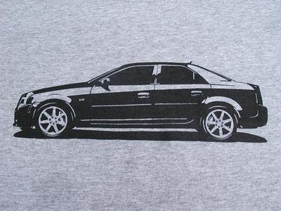 Cadillac CTS-V T-Shirt ('04-'07) caddilac CTSV LS6 LS7 | eBay
