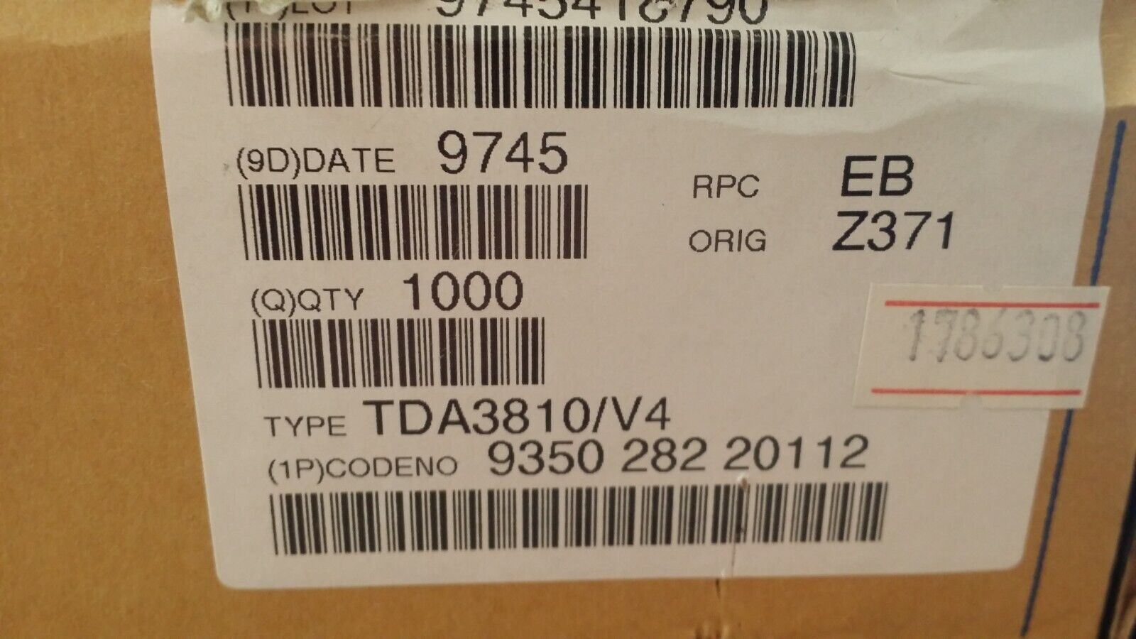 (1,000 PCS) TDA3810 Philips, Radio and TV Spatial Stereo Sound IC ...