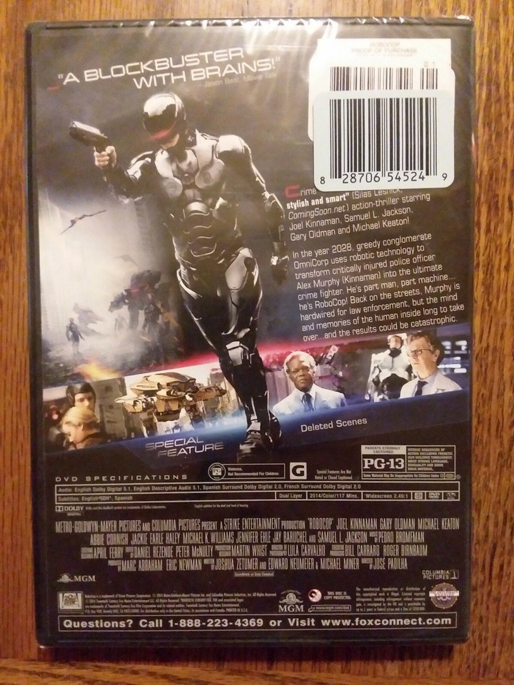 RoboCop (DVD, 2014) brand new widescreen!! 883904299806| eBay