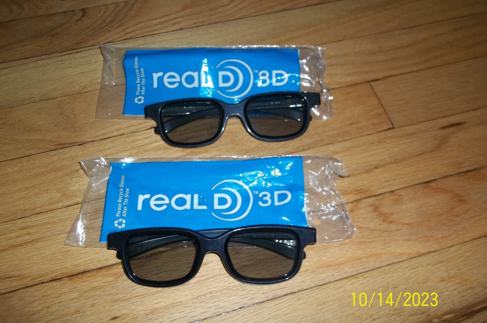 3D Glasses Real D 3D Passive TV Movie Theater 2 Pair Adult | eBay
