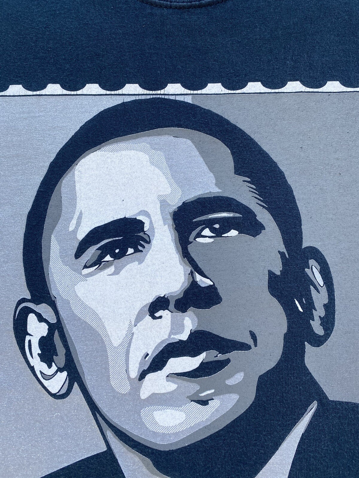 2008 Barack Obama For President Postal Stamp Campaign T-Shirt Men’s ...