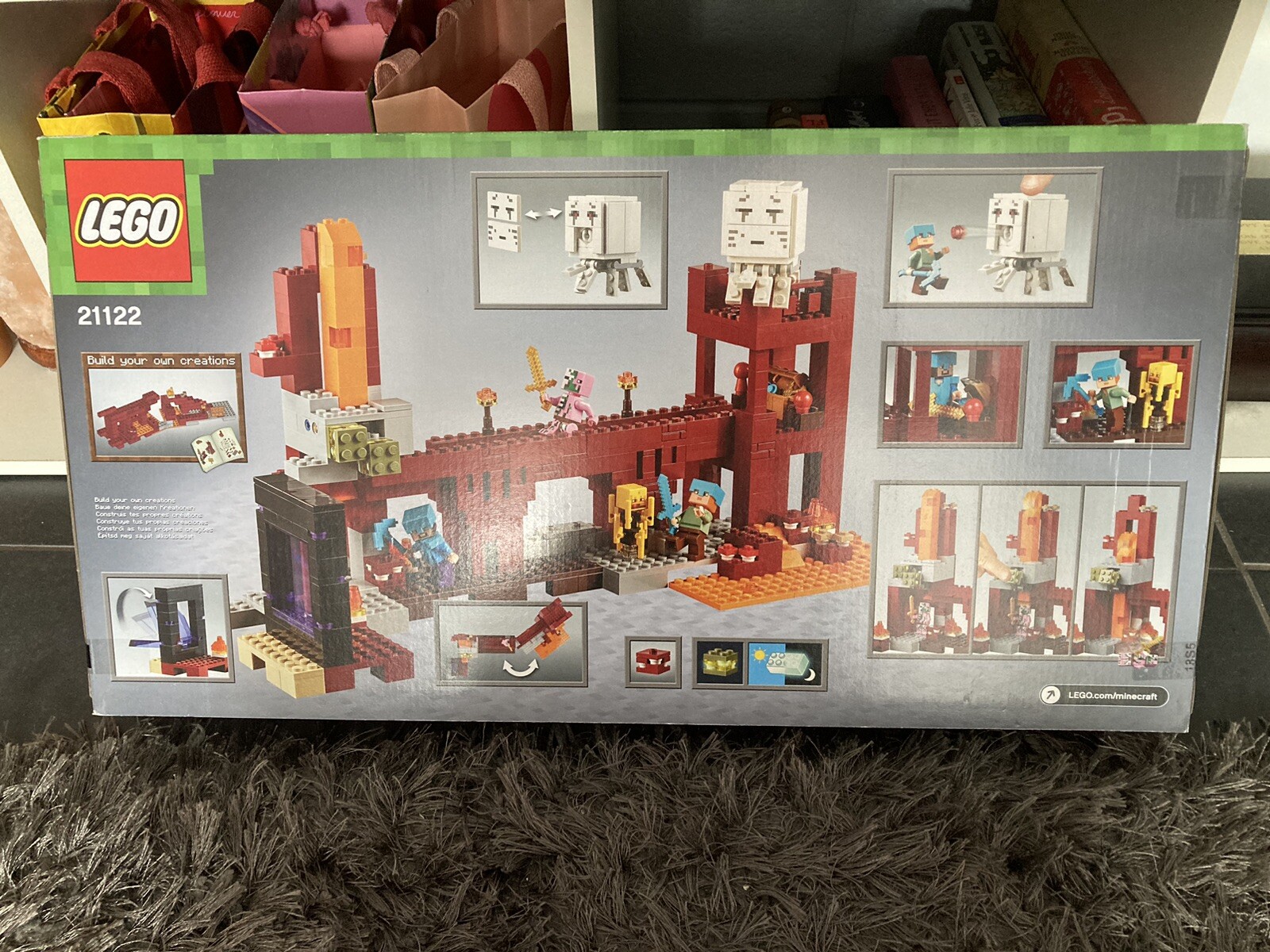 LEGO Minecraft: The Nether Fortress (21122) for sale online | eBay