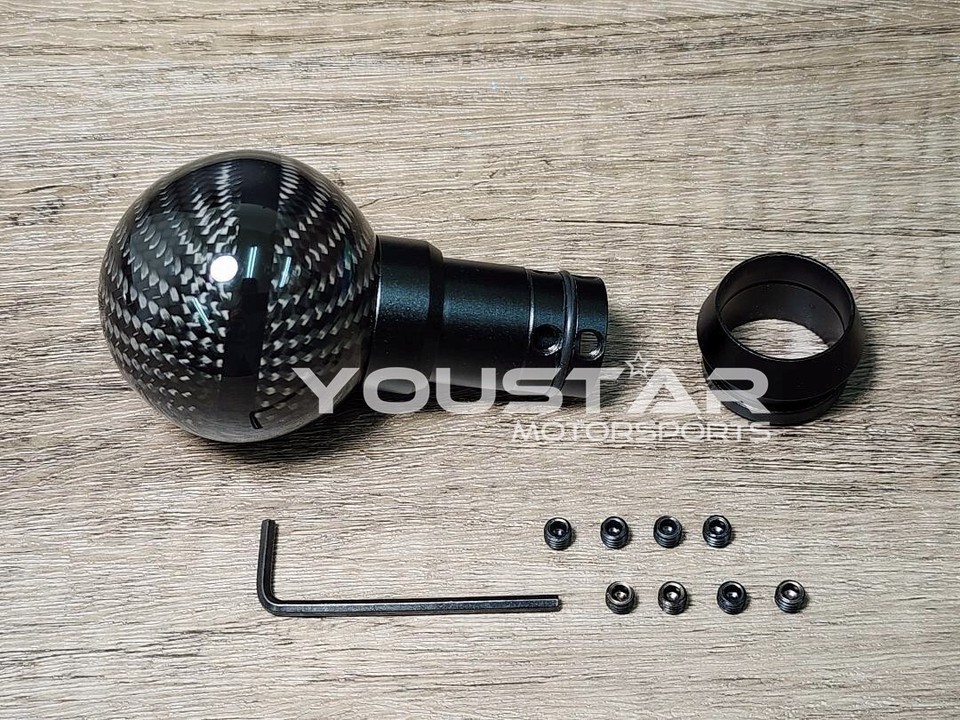 USA STOCK CARBON FIBRE MANUAL GEAR KNOB MINI R50 R52 R53 R56 54 F56 F60 ...