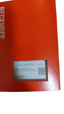 NEW Beckhoff EL6631-0010. Profinet RT-Device. Fast shipping by UPS | eBay