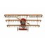 Artesania Latina Fokker Dr.I Red Baron 1:16 Metal & Wood Model Plane ...