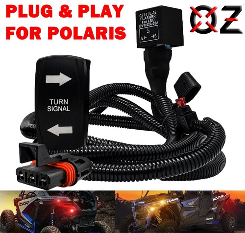 Pulse Power Bus Bar Plug Turn Signal Harness for Polaris RZR Pro Ranger ...