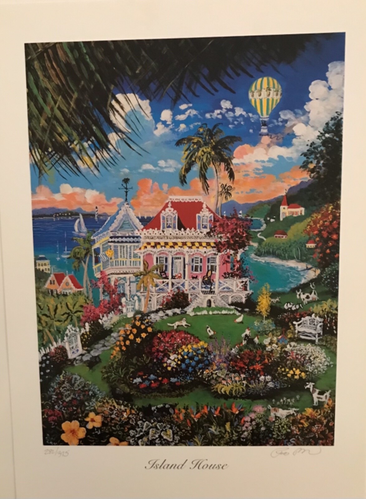 "Island House" small limited edition art print by Parks Duffey | eBay