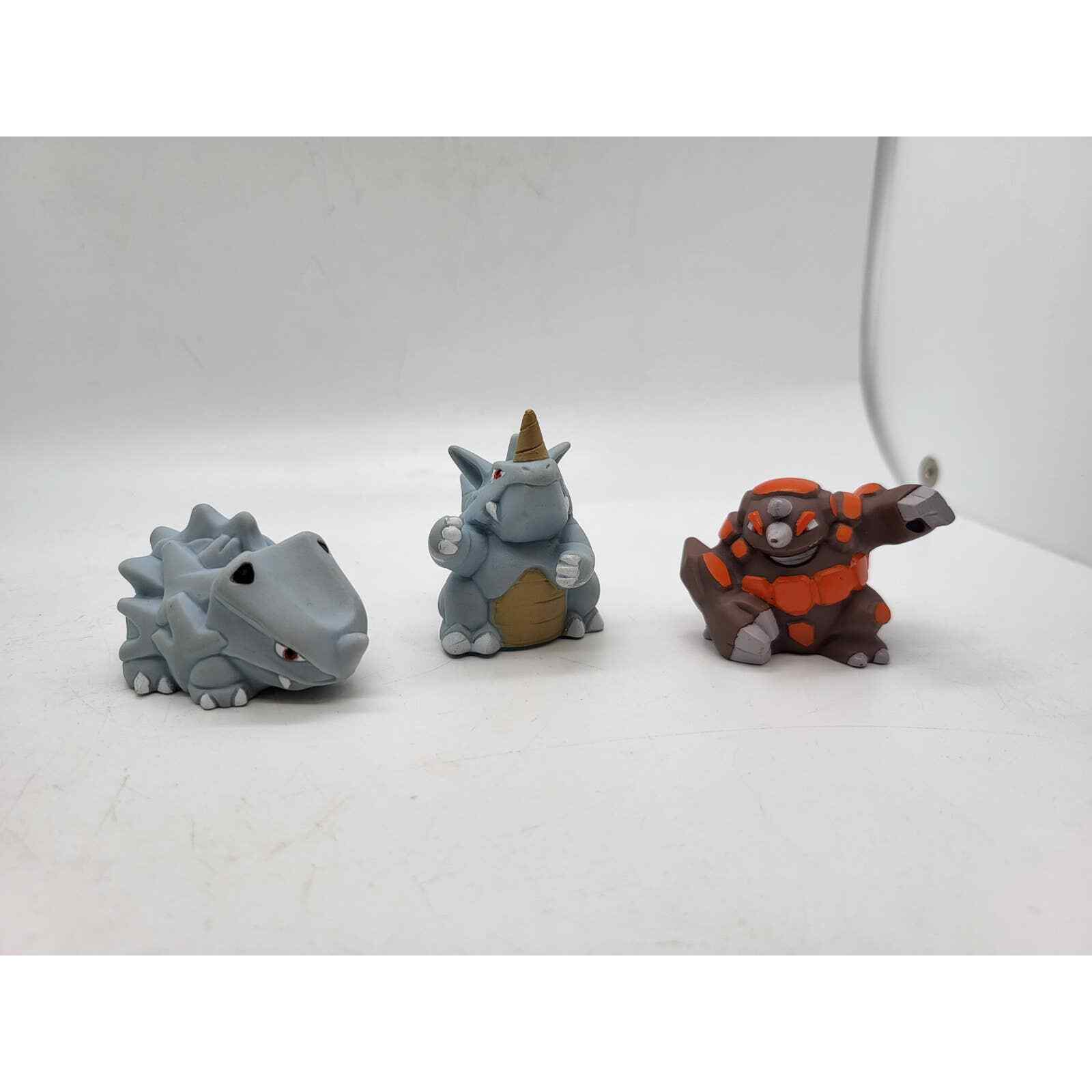 Rhyhorn, Rhydon and Rhyperior Finger Puppet figures Bandai Pokemon / US ...