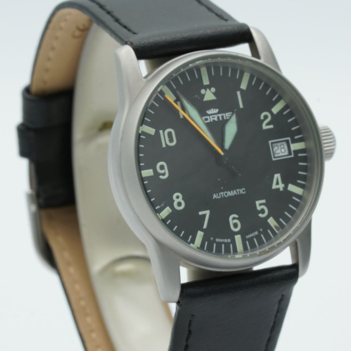 FORTIS Aviator Watch Automatic Men's Watch 620.10.46 Vintage Nice ...
