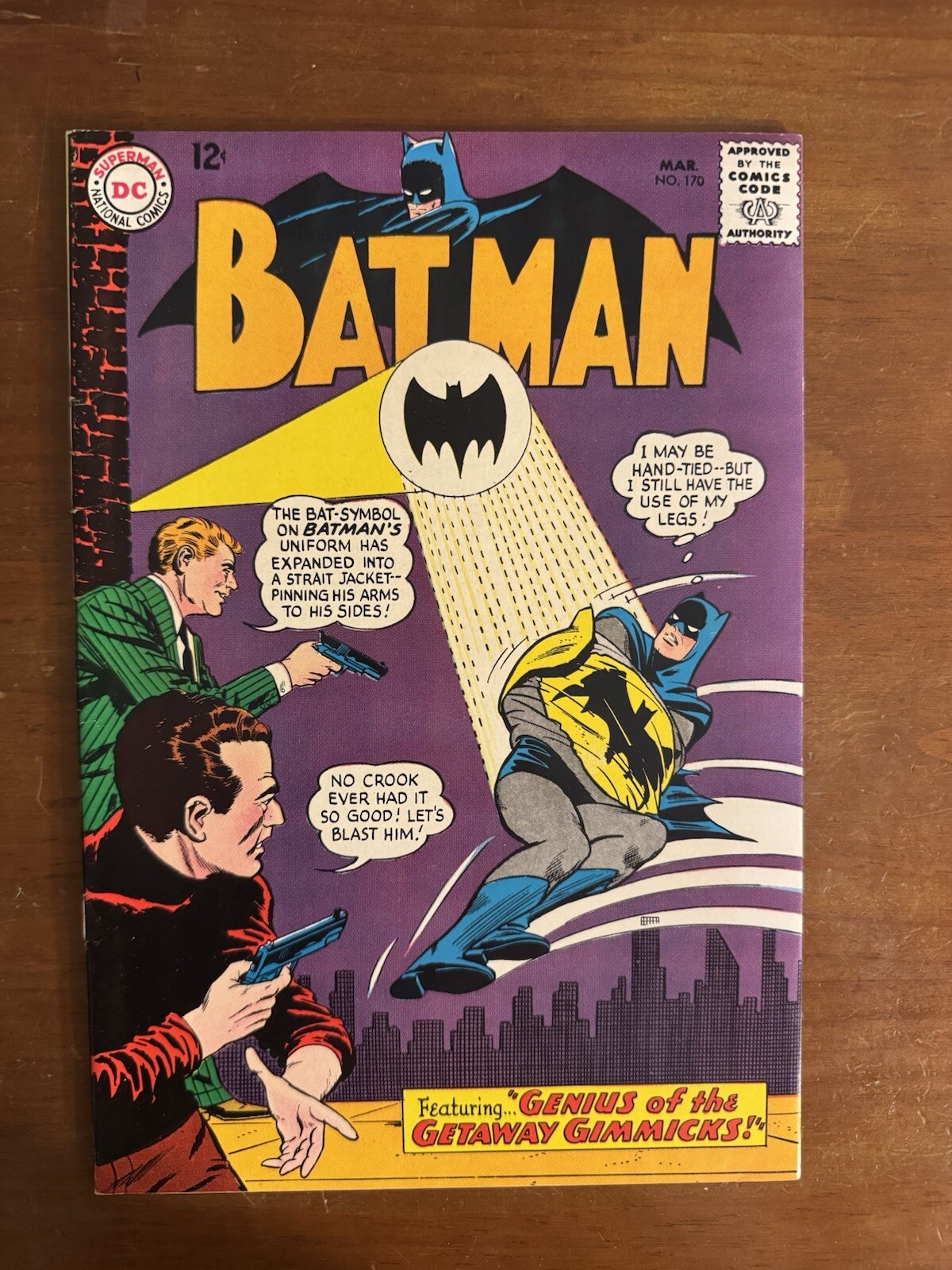 Batman (DC Comics 1965) Issue #170 “Genius Of The Getaway Gimmicks ...