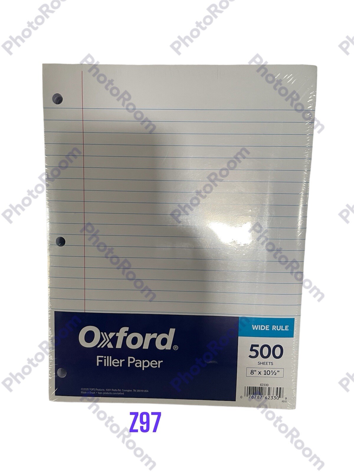 Oxford Filler Paper, 8 x 10-1/2 Inch Wide Ruled 3 Hole Punch, White | eBay
