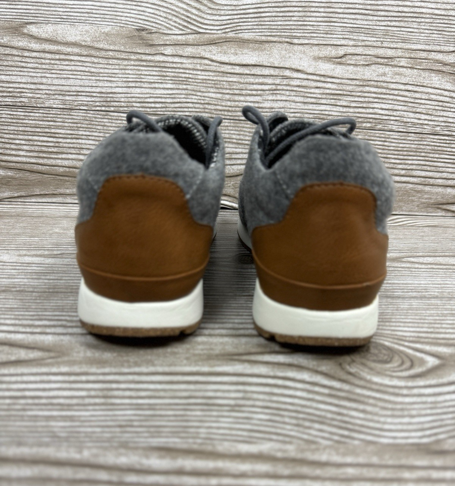 Born Kasey Shoe Womens 8M Gray Felt Fabric Tie Comfort Sneakers Cushion NEW | eBay