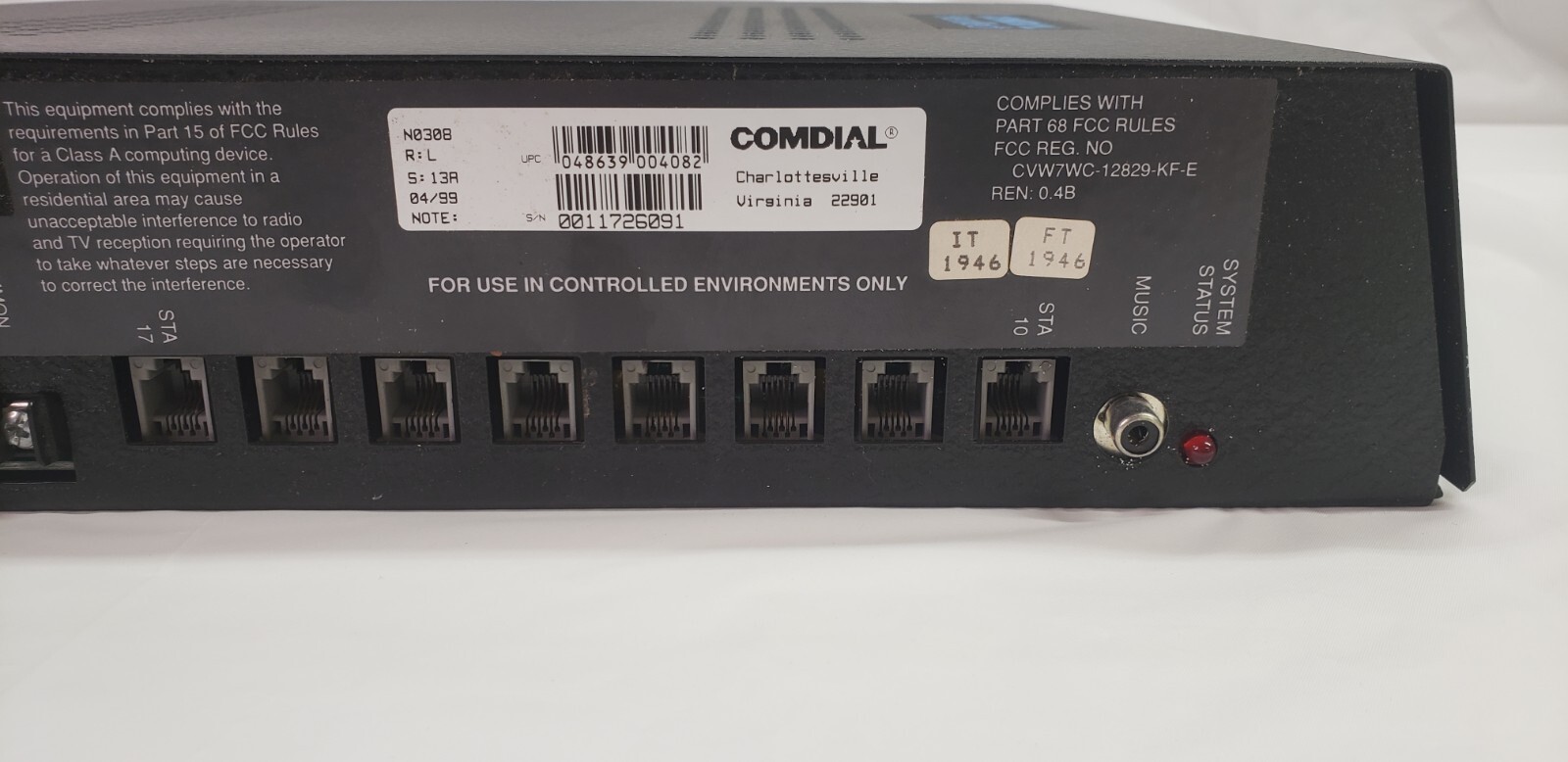 NO308 COMDIAL EXECUTECH XE 3 Line 8 Station - Pre-owned - tested ...