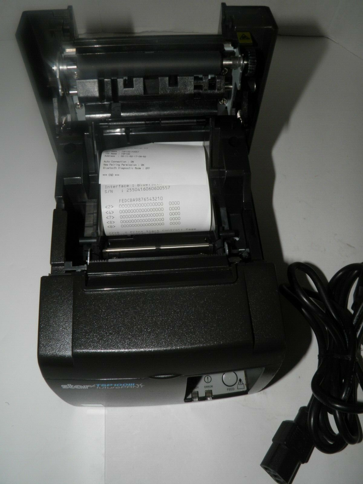 Star TSP100 Thermal POS Receipt Printer TSP143IIIBI w Bluetooth ...