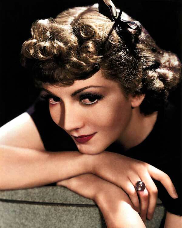Claudette Colbert Color