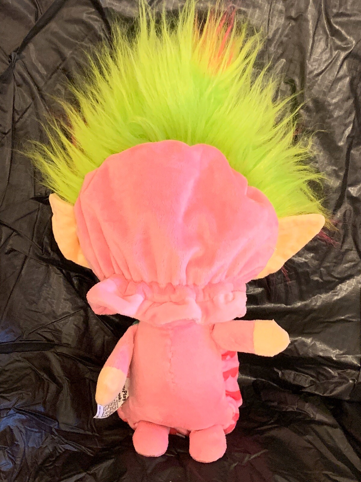Flipzee Trolls Doll Pink Yellow Green Eyes Flowers Plush 12" Toy Lovey ...