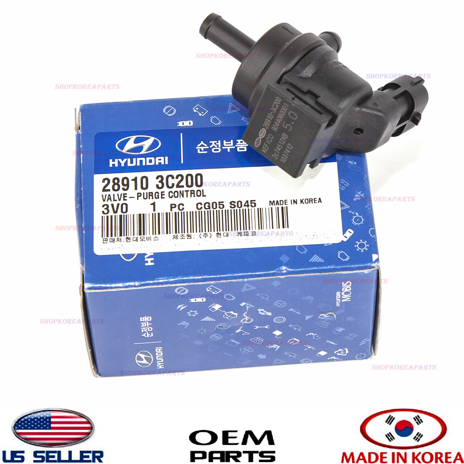 CANISTER PURGE CONTROL VALVE ⭐GENUINE⭐ FOR VARIOUS HYUNDAI & KIA ...