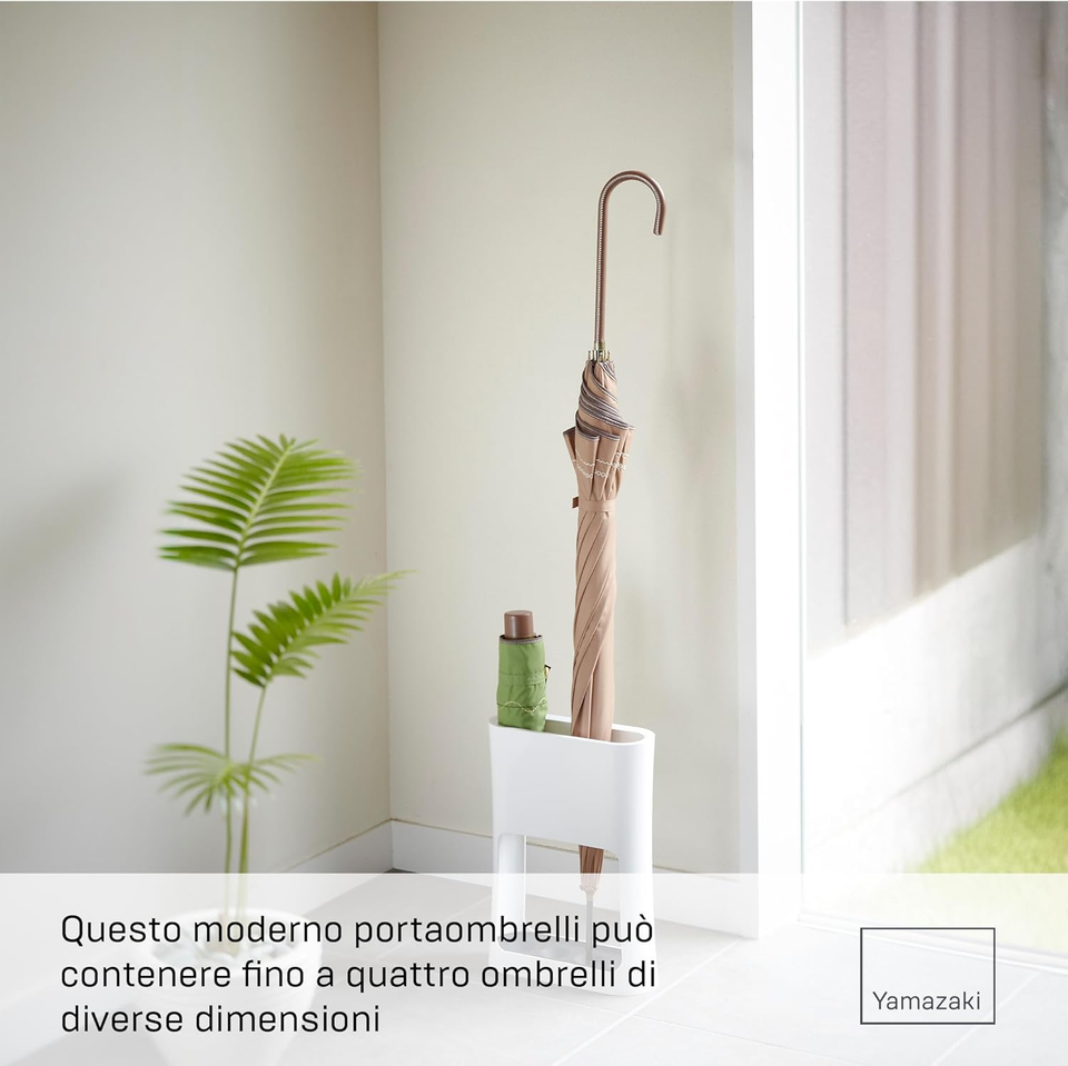 6979 Oval Umbrella Stand, White, ABS Resin/Steel, 20.8 X 7.6 X 28 Cm | eBay