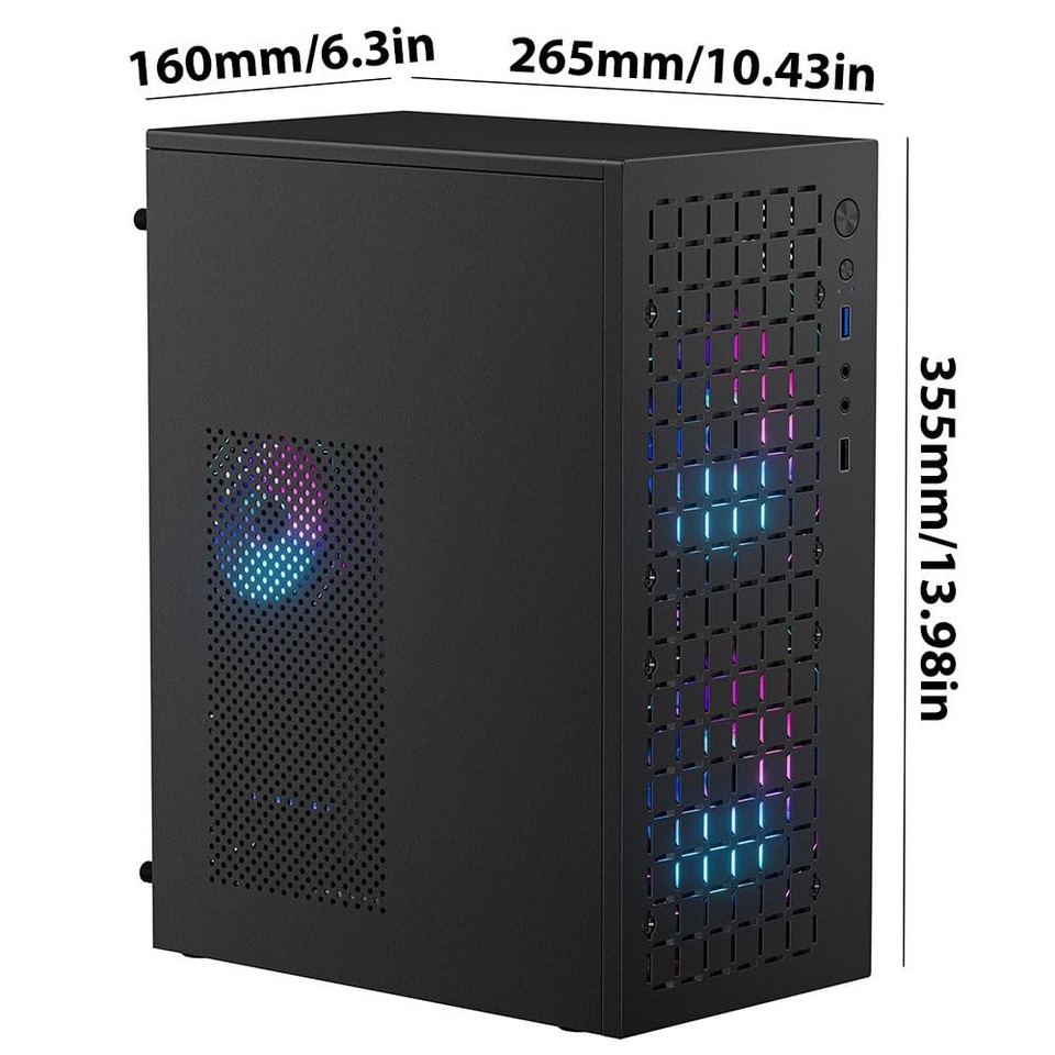 Micro ATX Case PC Case: MATX Case Mini PC ITX Desktop Computer Case ...