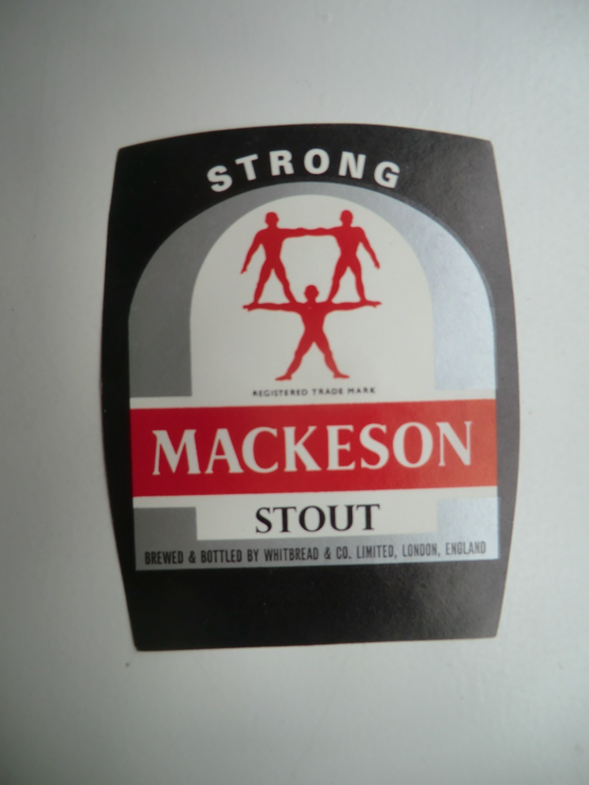 MINT MACKESON STRONG STOUT BOTTLED WHITBREAD LONDON BREWERY BEER BOTTLE ...