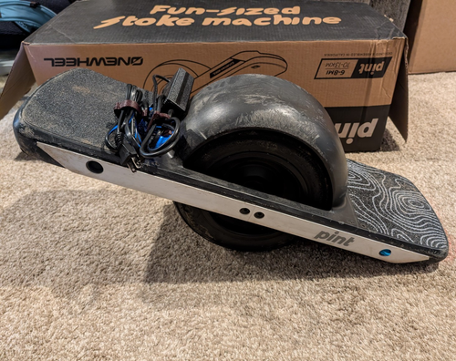 Onewheel Pint with Fender, Charger, Fangs, footpad & more - Rides great ...