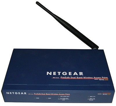 NETGEAR ProSafe Dual-Band 802.11a/g Wireless Access Point 108 Mbps 10/ ...