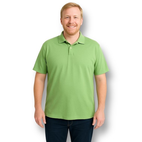 New Bonobos Polo Shirt Green Pima Cotton Short Sleeve Golf Travel Mens ...
