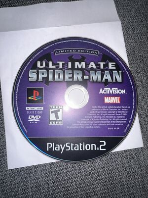 Ultimate Spider-Man Limited Edition (Playstation 2 PS2) Disc Only ...