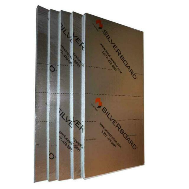 SilveRboard SB12AKIT 24x48" R5 Radiant Acoustic Insulation Kit - Pack ...