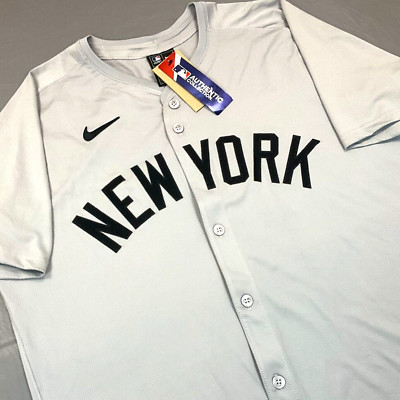 Nike New York Yankees Grey Authentic On-Field Elite Sewn Jersey 48 XL ...