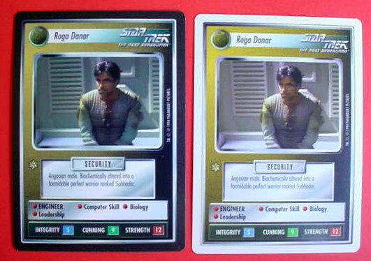 1994 STAR TREK TNG CCG Black Border Roga Danar Crew Ship 14 Card LOT NM Unplayed | eBay