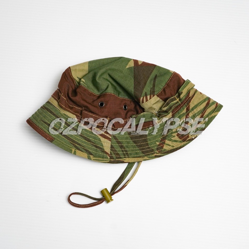 Rhodesian Brushstroke Bush Hat - Camouflage Camo Army SAS Cold War ...
