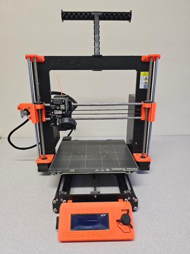 Original Prusa i3 MK3S+ 3D Printer BLACK AND ORANGE Fully Assembled ...