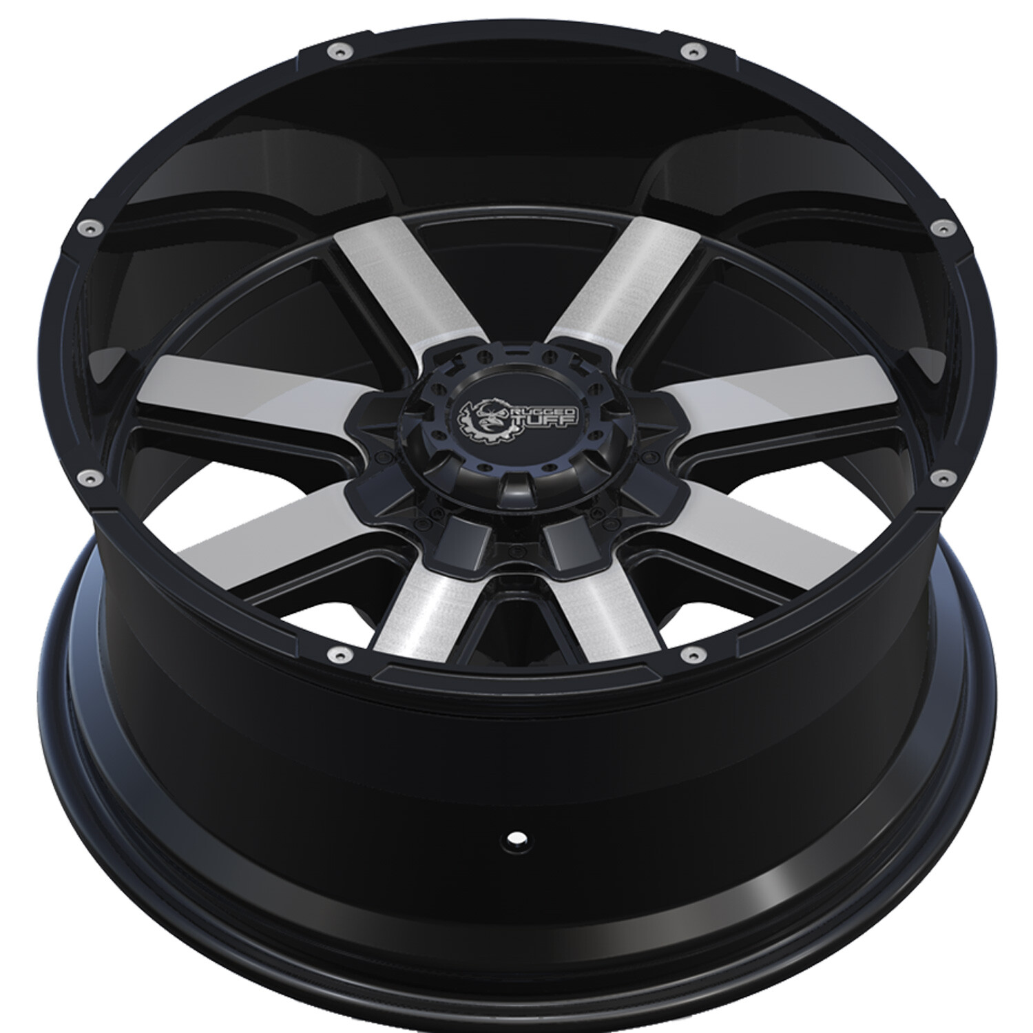 (4) 20" 8x6.5 8x165.1 20x10 Wheels Rims Fits Chevy GMC Ram Dodge Ford ...