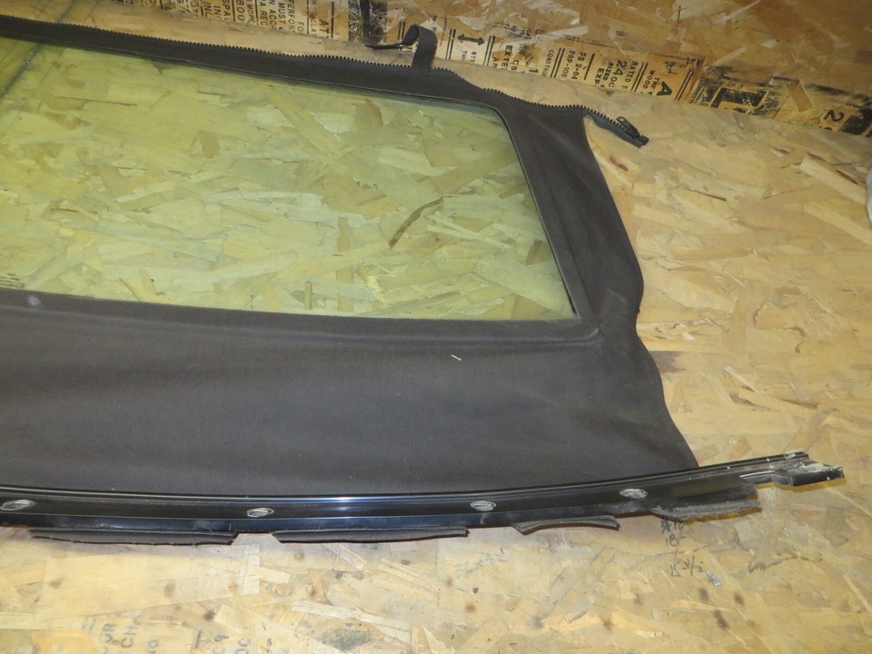 FORD MUSTANG CONVERTIBLE REAR WINDOW BACK GLASS excellent fabric ...