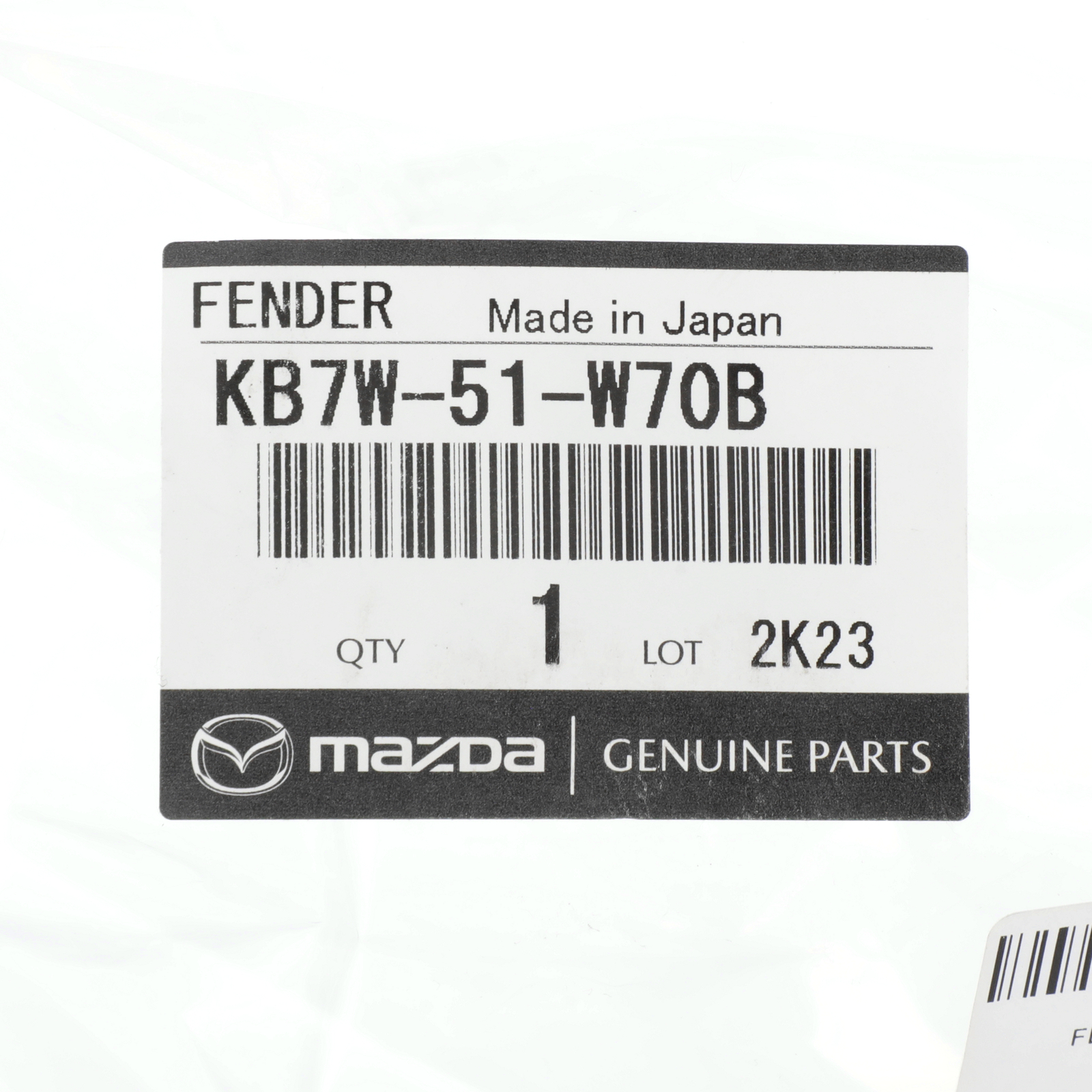 NEW OE GENUINE Mazda 2017-2022 CX-5 Right Fender Lower Molding Trim ...