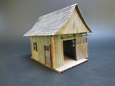 O SCALE ON30 CRAFTSMAN BUILT SHED SMALL REPAIR SHOP FRAMED WALLS ...