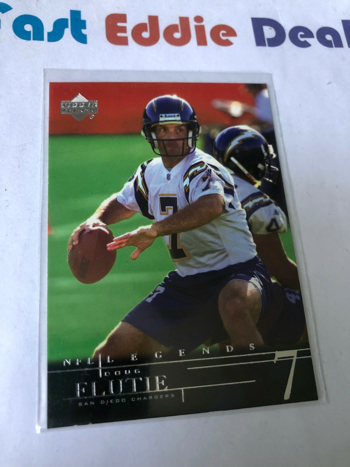UPPER DECK NFL FOOTBALL 2001 DOUG FLUTIE NFL LEGENDS CARD 70 BUFFALO ...
