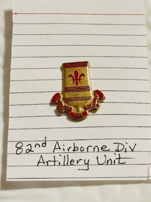 US Military pin DUI - 82nd Airborne Division Artillery Unit | eBay